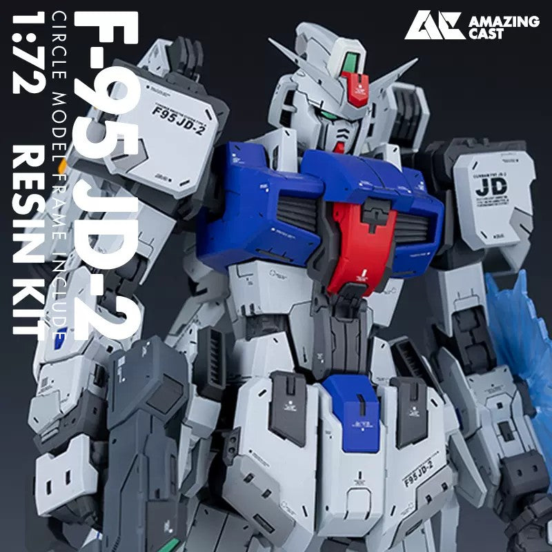 [AC Studio] 1/72 F95 JD2 Gundam F95 comic version GK resin kit comes ...