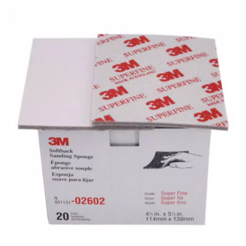 3M™ 2602 Softback Sanding Sponge 【Super Fine】(500 - 600) – GKgundamkit ...