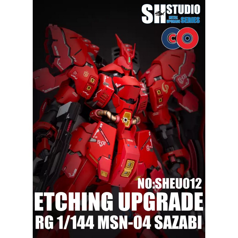 SH STUDIO 1/144 RG Sazabi etched metal upgrade kit – GKgundamkit ...