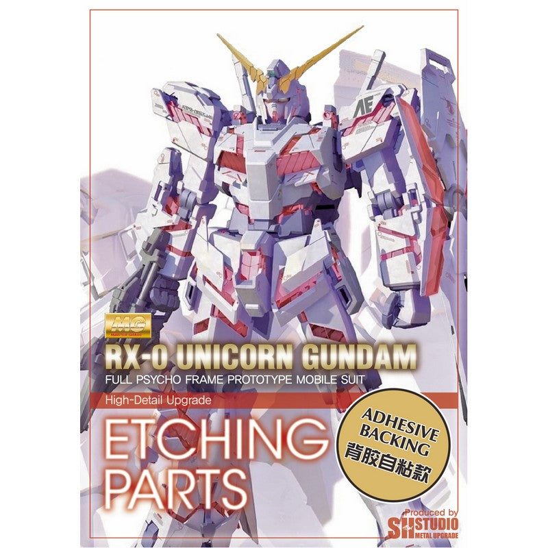 SH STUDIO MG 1/100 RX-0 Unicorn Gundam etched metal upgrade kit ...