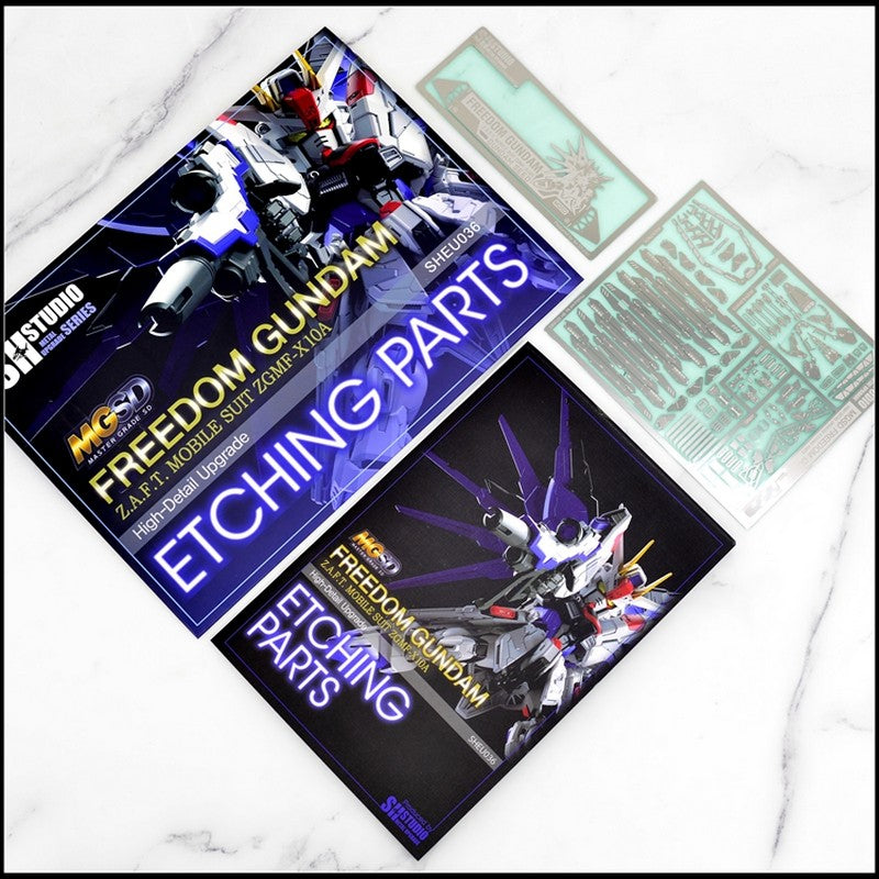 SH STUDIO MGSD ZGMF-X10A Freedom Gundam etched metal upgrade kit ...