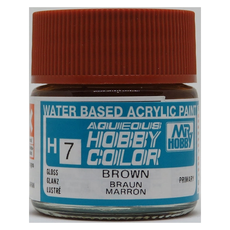 GSI Creos Mr. Hobby Aqueous Color H-007 【GLOSS BROWN】 - 4973028738384 ...