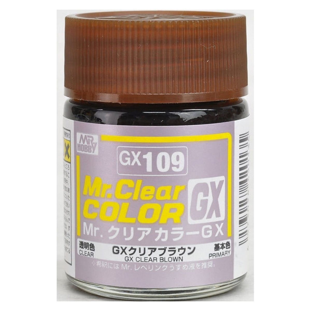 GSI Creos Mr. Color GX109 GX Clear Brown (Clear) 18ml - GUGX109 – GKgundamkit - Delivering ...