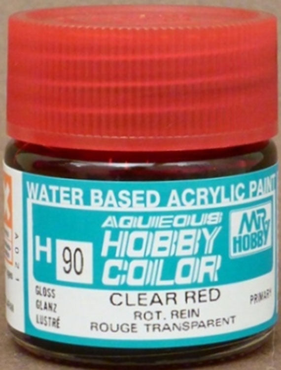 GSI Creos Mr. Hobby Aqueous Color H-090【GLOSS CLEAR RED】 - GUGH090 ...