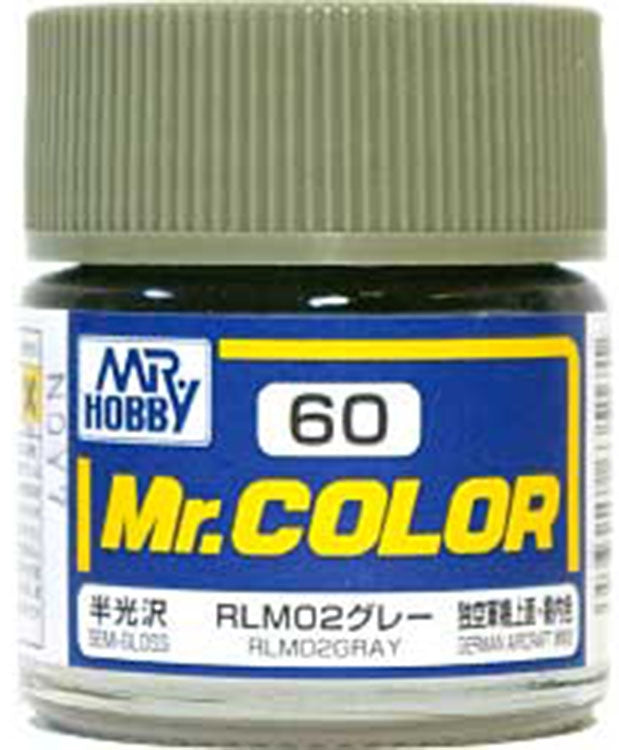 GSI Creos Mr. Color 060 RLM02 Gray (SEMI GLOSS) 10ml - 4973028635171 ...